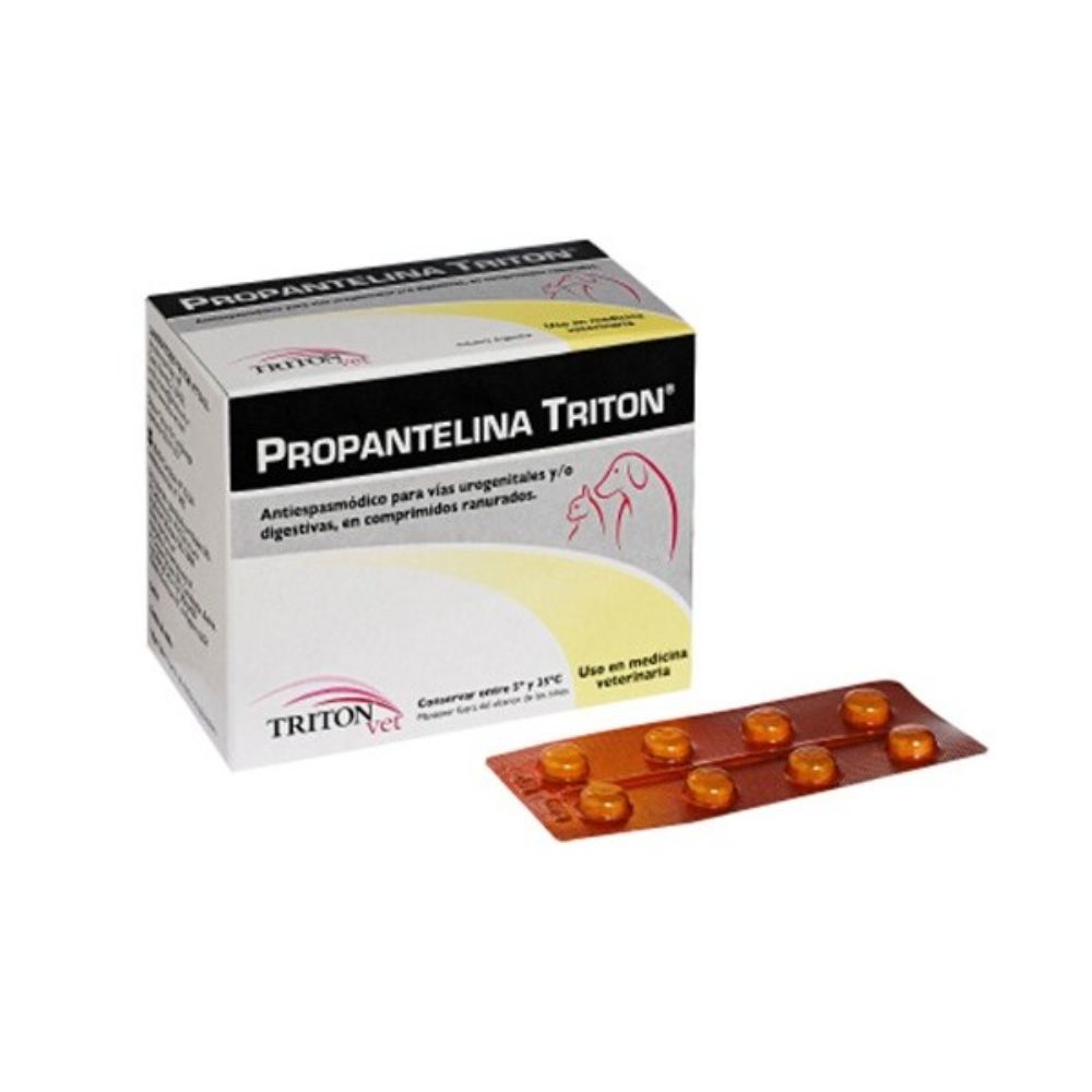 Propantelina X 8 Comp - Veterinaria Sebastian - Veterinaria Sebastian